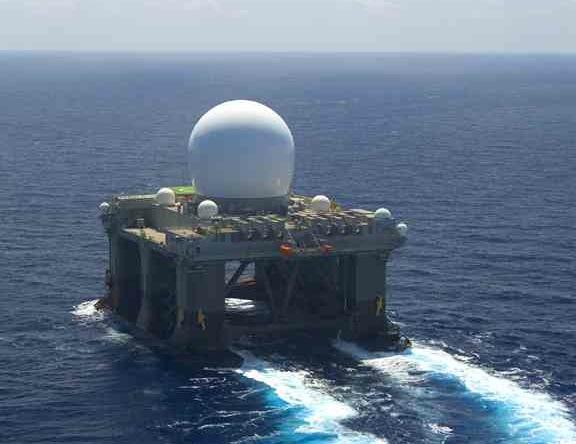 Sea-Based X-band Radar (SBX) vessel enters Elliott Bay Tuesday night ...